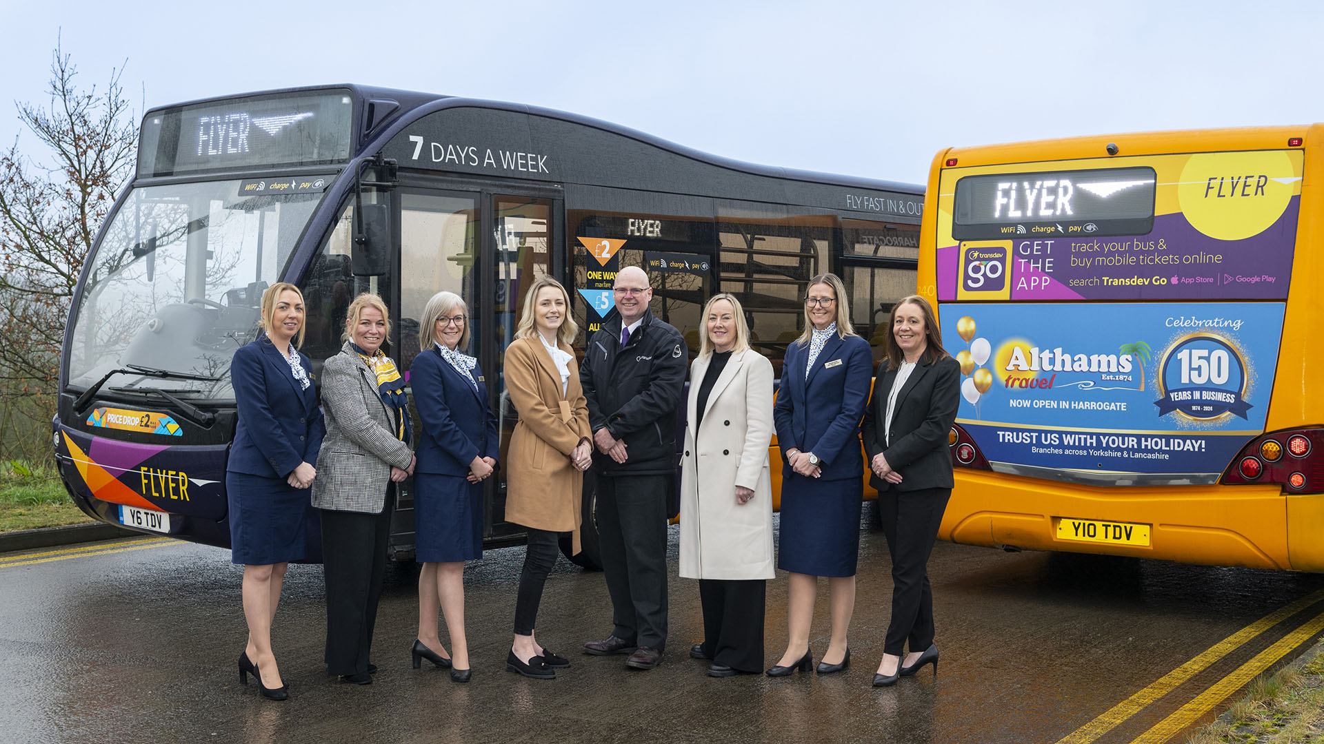 Off to a flyer! Yorkshire bus firm Transdev teams up with ad agency to ...