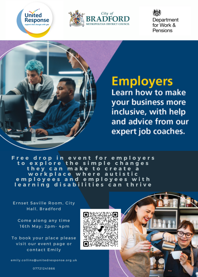 Free drop in event for employers to explore the simple changes they can ...