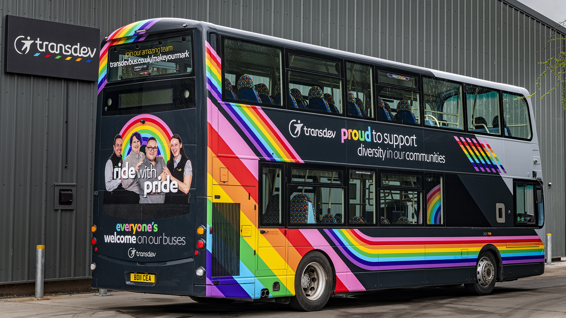 Ride with pride! Transdev's colourful celebration of diversity takes to ...