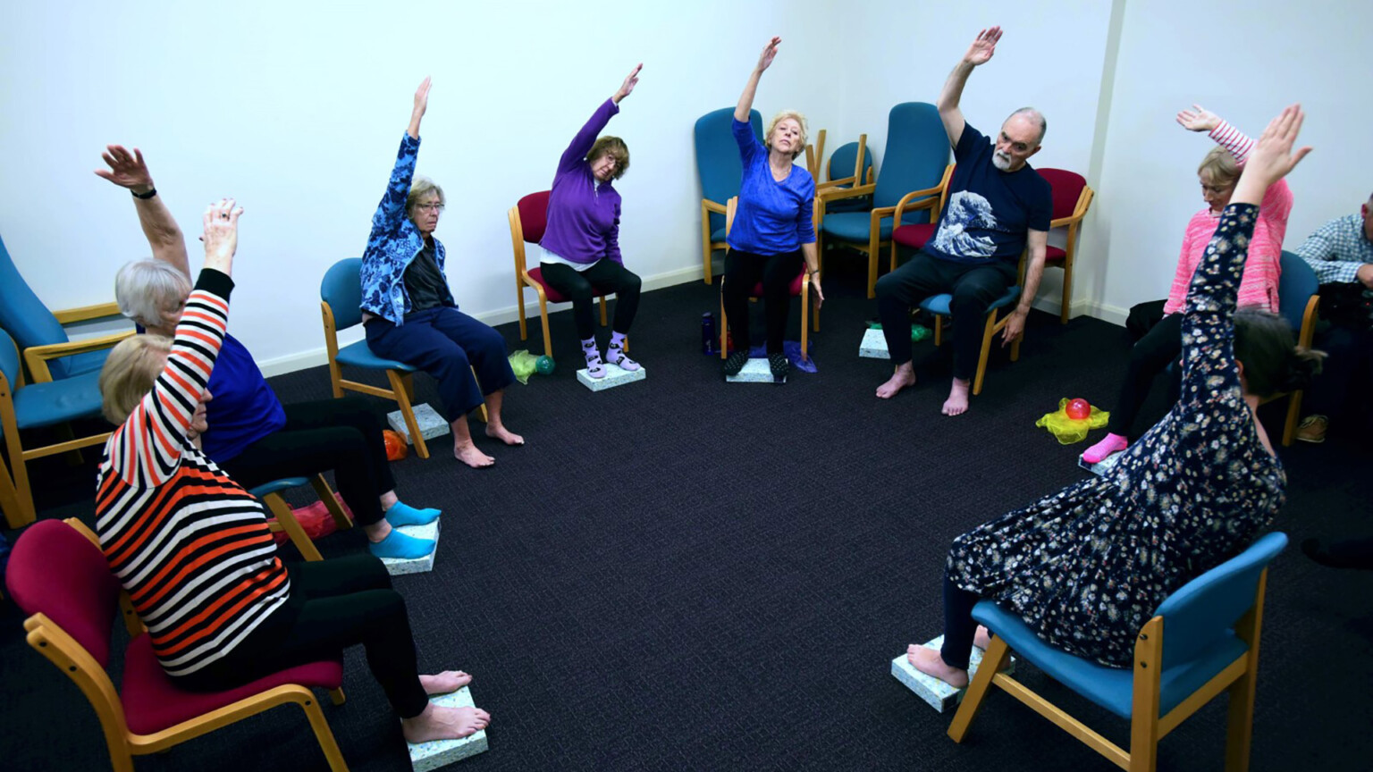 World’s largest ever study on chair-based yoga for people with long ...