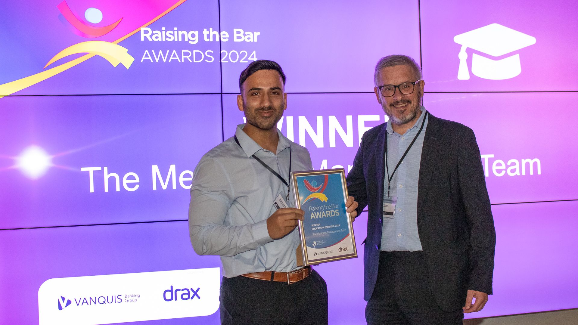 The Medicines Management Team wins the Education Award at the Raising ...