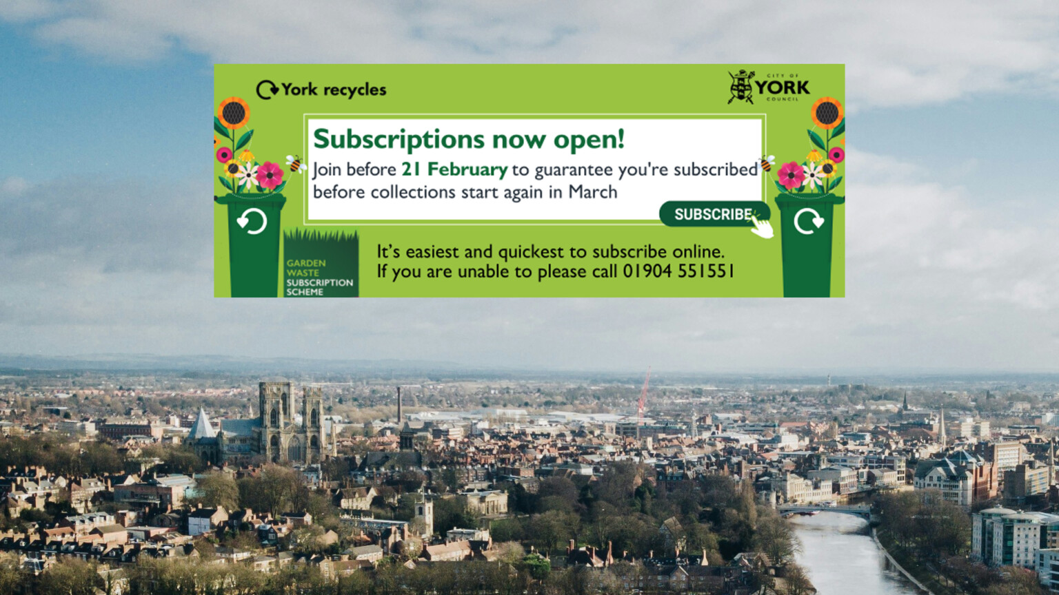 2025 Garden Waste Subscription Scheme open - Chamber Members
